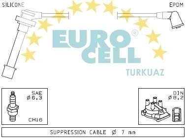 Buji Kablosu Primera 1.6 16v 93 02 - EUROCELL BK 124